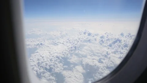 Airplane Window Outside Stock Footage ~ Royalty Free Stock Videos | Pond5