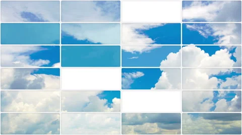 clouds in sky seamless loop background 4... | Stock Video | Pond5