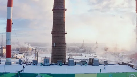 Clouds of smoke rise into the sky from p... | Stock Video | Pond5