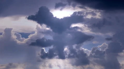 Clouds Time Lapse weather report | Stock Video | Pond5