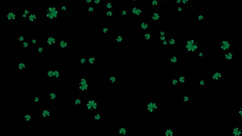Clover falling leaves overlay Full HD lo... | Stock Video | Pond5