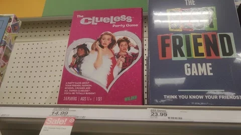 The Clueless Party Game Board Game | Stock Video | Pond5