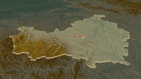 Cluj extruded. Romania. Stereographic re... | Stock Video | Pond5