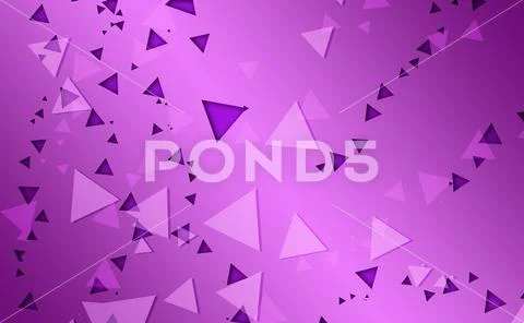 Cluster of triangle with different shades of purple: Royalty Free ...