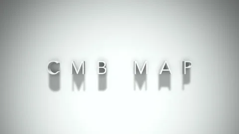 CMB Map 3D title animation with shadows ... | Stock Video | Pond5