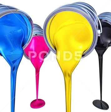 Cmyk 3D rendering of a cmyk color concept Copyright: xZoonar.com ...