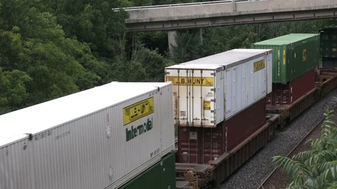 CN train (The Canadian National Railway)... | Stock Video | Pond5
