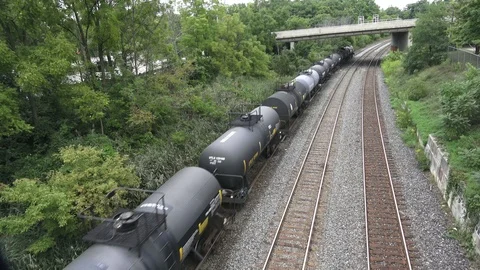 CN train (The Canadian National Railway)... | Stock Video | Pond5