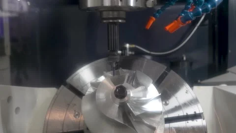 CNC drill robot turning milling factory ... | Stock Video | Pond5