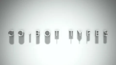 co bot types 3D title animation white te... | Stock Video | Pond5