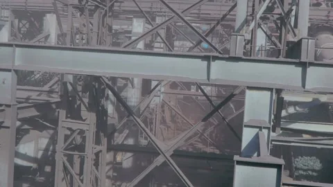 Coal coking process, coke oven coal maki... | Stock Video | Pond5