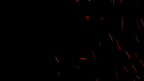 Coal particles on alpha background | Stock Video | Pond5