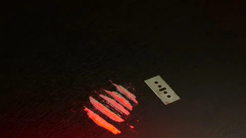 Cocaine Coke Lines Stock Footage ~ Royalty Free Stock Videos | Pond5