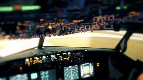 Pilots Flying Aircraft Cockpit View Stock Videos – Royalty-Free HD & 4K ...