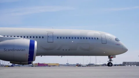 Cockpit, SAS Airbus A350 Passenger Airpl... | Stock Video | Pond5