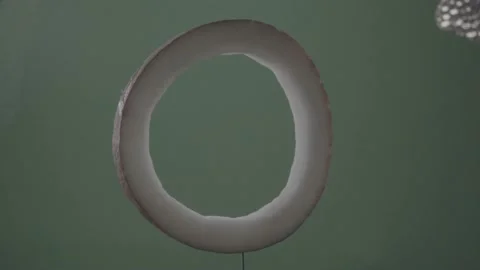 Coconut rotating with loop on green scre... | Stock Video | Pond5