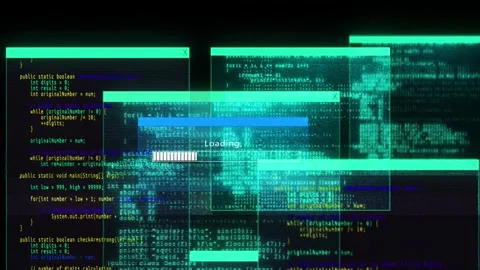 Coding hacking background Animation 4K. ... | Stock Video | Pond5