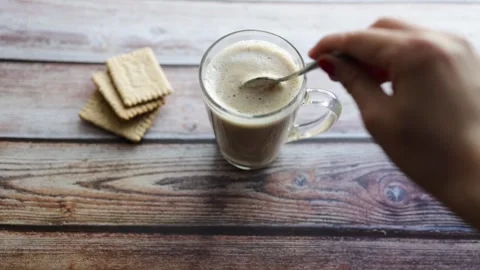 Coffee break at rest time after work fro... | Stock Video | Pond5