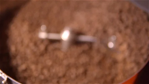 Coffee roaster .VAT for roasting coffee ... | Stock Video | Pond5