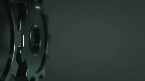 Cog wheels on gears turning together ani... | Stock Video | Pond5