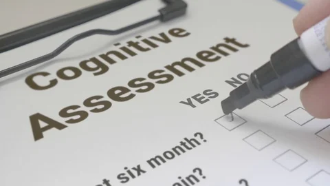 Cognitive Assessment Form | Stock Video | Pond5