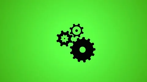 Cogs working loading screen style motion... | Stock Video | Pond5