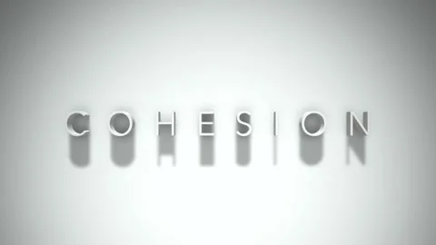 Cohesion 3D title animation text with sh... | Stock Video | Pond5