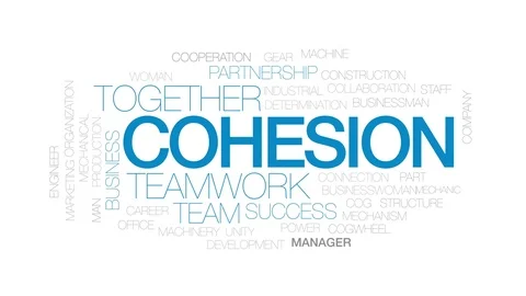 Cohesion animated word cloud, text desig... | Stock Video | Pond5