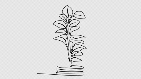 Coins stack with growing plant one line ... | Stock Video | Pond5