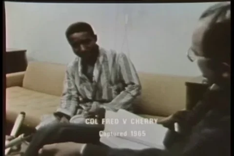 COL Fred V Cherry shares his experience ... | Stock Video | Pond5