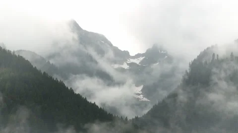 Cold and humid weather in rainy and mist... | Stock Video | Pond5