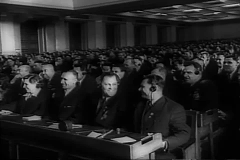 Cold War - U.S. Protest Soviet's 50 mega... | Stock Video | Pond5