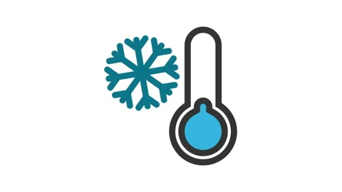 Cold Weather Icon Stock Video Footage | Royalty Free Cold Weather Icon ...