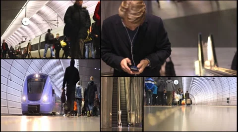 Subway Collage Stock Videos – Royalty-Free HD & 4K Videos
