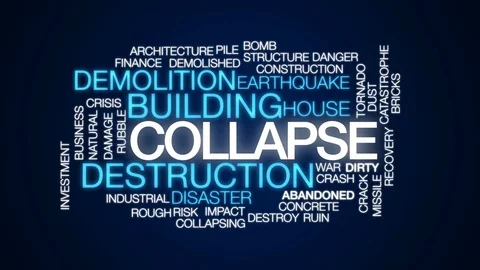 Collapse animated word cloud, text desig... | Stock Video | Pond5