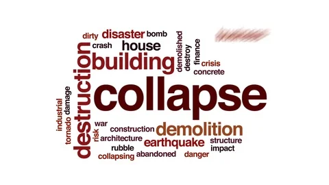 Collapse animated word cloud, text desig... | Stock Video | Pond5