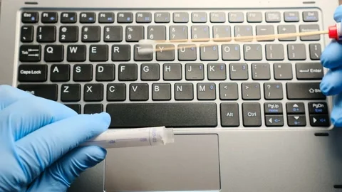 Collecting Sample for Laboratory Testing... | Stock Video | Pond5