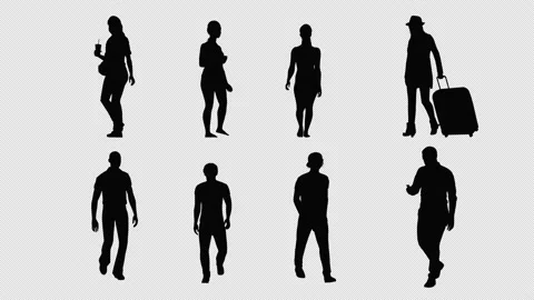 People Alpha Channel Stock Video Footage | Royalty Free People Alpha ...