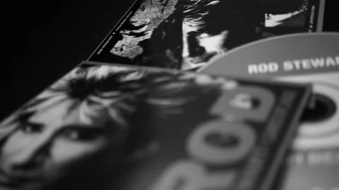 Collection of three cd covers by the Eng... | Stock Video | Pond5