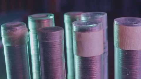 Coin Roll Tubes Stock Videos – Royalty-Free HD & 4K Videos