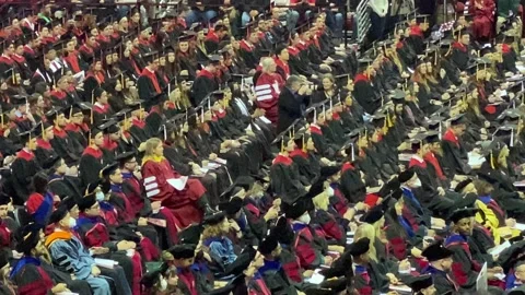 College Graduation - Graduates Clapping ... | Stock Video | Pond5