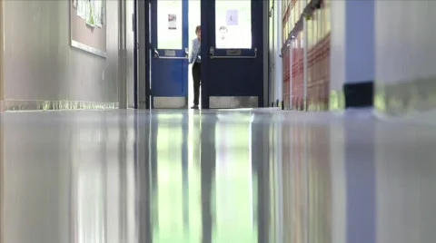 College Hallway Stock Footage ~ Royalty Free Stock Videos | Pond5