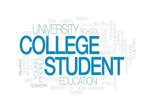 College student animated word cloud, tex... | Stock Video | Pond5