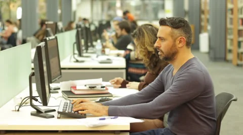 College student workstation | Stock Video | Pond5