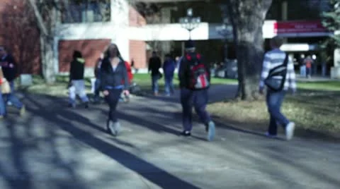 College Campus Students Stock Footage ~ Royalty Free Stock Videos | Page 3