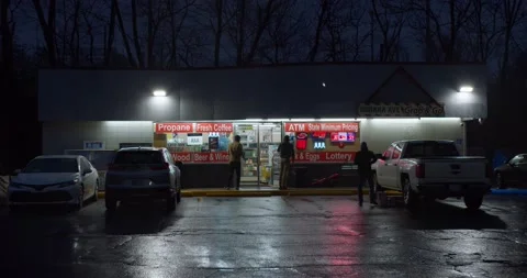 Convenience Store Night Stock Videos – Royalty-Free HD & 4K Videos | Pond5