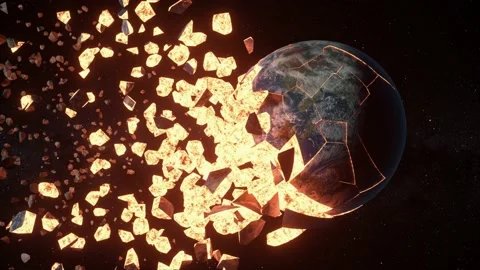 Earth Moon Collision Stock Video Footage | Royalty Free Earth Moon Collision Videos | Pond5