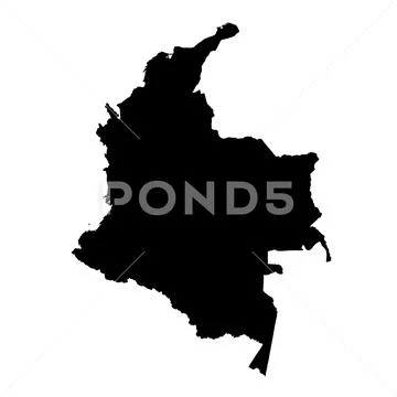 Colombia map - filled hand-drawn map Illustration #130382796