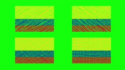 Colombia Scribble Animation on Green Scr... | Stock Video | Pond5