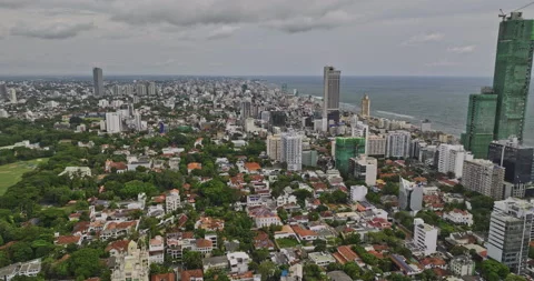 Colombo Sri Lanka Aerial v21 flyover Cin... | Stock Video | Pond5